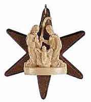 Christmas Star Nativity Tree Ornament Pack 12