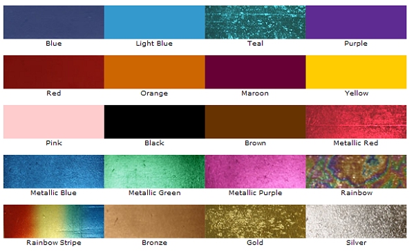 Custom Foil Stamped Satin Ribbons