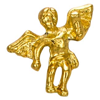 Angel On My Shoulder Pins, Gold Angel Pin, Silver Angel Pin