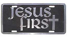 Christian Automobile License Plates & Frames