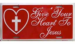 Christian Automobile License Plates & Frames