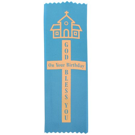 Birthday Ribbons God Bless, Prayer (Pkg of 10)