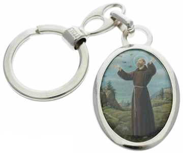 Pope Francis Saint Francis Key Chain