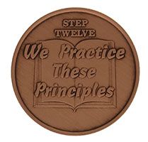 Addiction Abuse Recovery Coins, 12 Step Coins