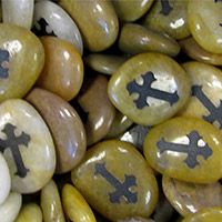 Christian Pocket Stones: Pray Faith & Worry Stones