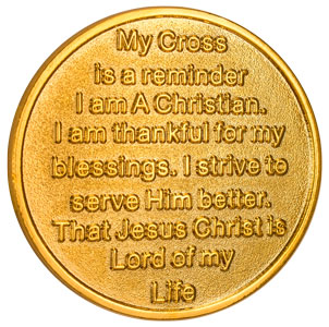 Cross In My Pocket Coin - Christian Challenge Coin