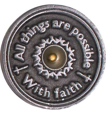 Faith Mustard Seed Coin, Jesus Quote