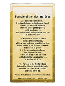 Faith Mustard Seed Keychain, Christian Keychain