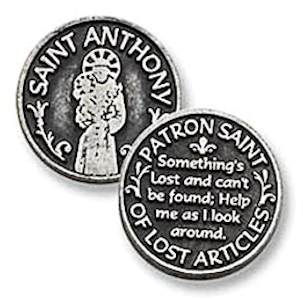 Choose Your Saints Coin Pewter