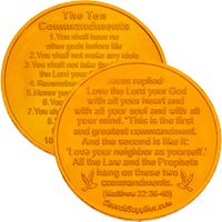 Christian Religious Giveaways, crosses, coins. Most Under a Dollar.