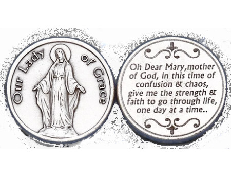 Catholic Saint Coins 50 Different Saints - Pewter