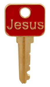 Jesus Is the Key Lapel Pin