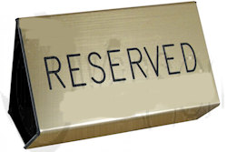 Church Reserved Signs, Sashes & Inspirational Banners