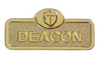Deacon and Deaconess Badges, Necklaces, and Key Chains