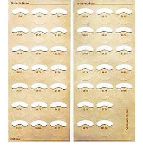 $10.00 Custom Printed Coin Folder