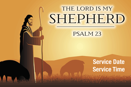 The Lord is My Shepherd Banner – 4 x 6 Foot