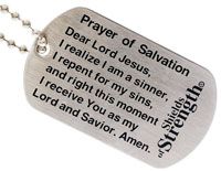 Christian Dog Tags: Best prices for Men, Teens. Stainless Steel