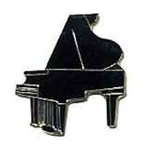 Grand Piano Lapel Pins, Black