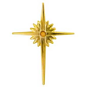 Mustard Seed Cross Lapel Pin