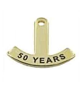 Service Year Bars Gold Rocker Style