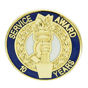 Service Award Pin, Number of Years of Service