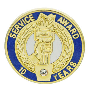 Service Award Pin, Number of Years of Service