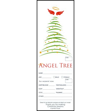 Free Angel Tree Tags Printable