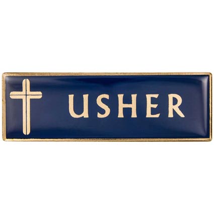 Magnetic Usher Badge