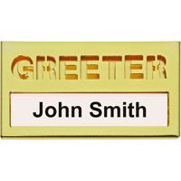 Usher & Greeter Magnetic Pins & Badges