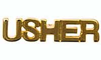 Usher & Greeter Magnetic Pins & Badges